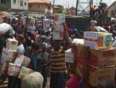 Revisiting the argument about the foods looted from those warehouses ...